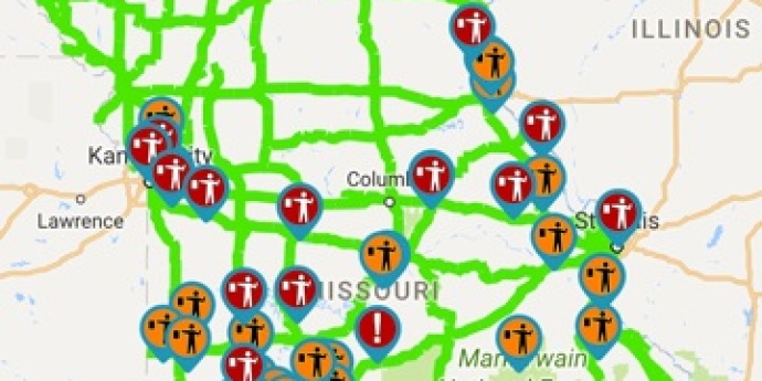 Traveler Information Map App | Missouri Department of Transportation