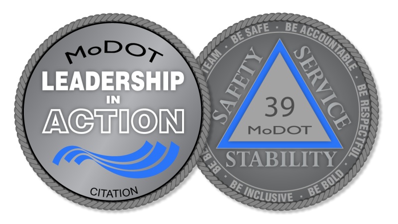Leadership Coins | Missouri Department of Transportation