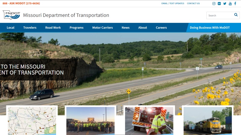 New MoDOT Website | Missouri Department of Transportation