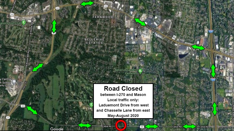 Route AB (Ladue Road) bridge replacement at Hibler Creek | Missouri ...
