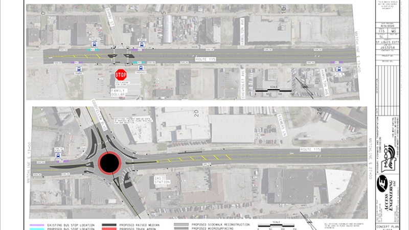 Missouri Route 115 Safety and Operational Improvements in St. Louis ...