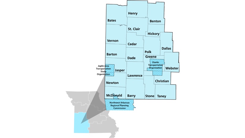 DRAFT STIP Map Southwest | Missouri Department of Transportation