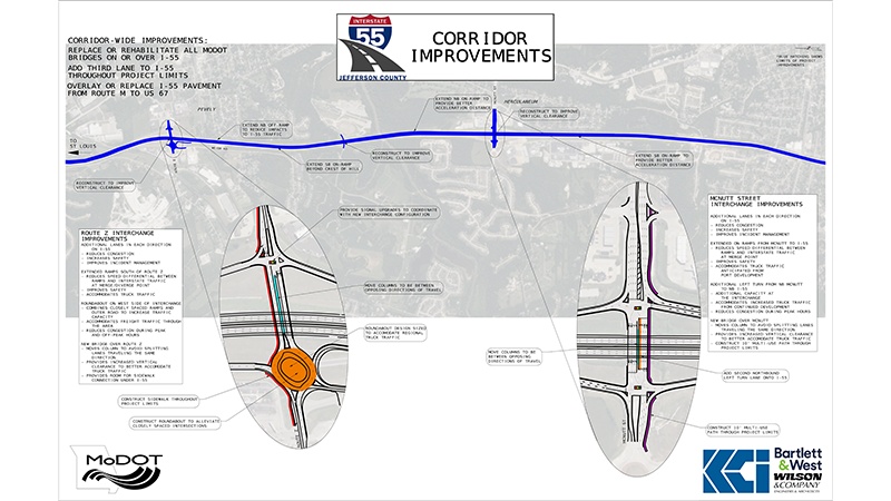 Interstate 55 Corridor Upgrades in Jefferson County | Missouri ...