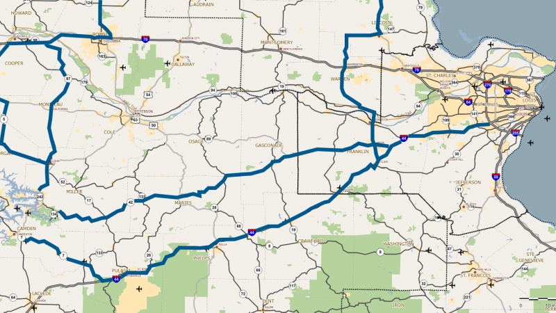 Alternate Routes for U.S. Route 54 Tri-level Rehabilitation Project ...